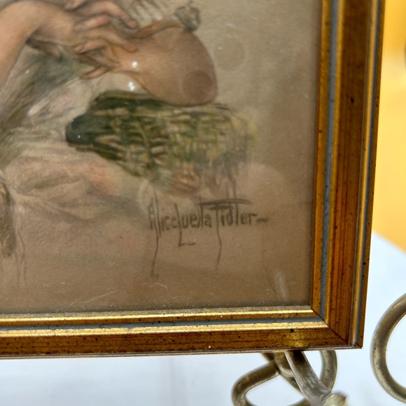 Antique | Wall Decor | Antique Alice Luella Fidler Lady Portrait ...